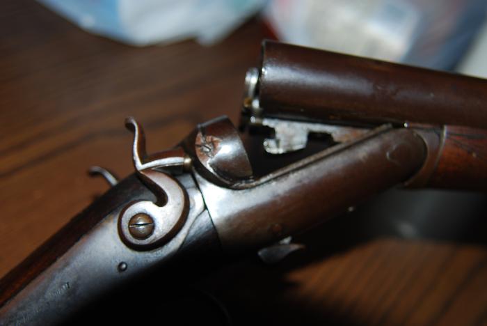 W&H Manton Double Barrel Cast Steel, Rabit Ears For Sale at GunAuction ...