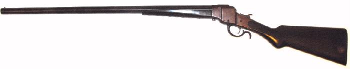 Hopkins & Allen RARE early 1885 H&A FALLING BLOCK SHOTGUN - 12 GA