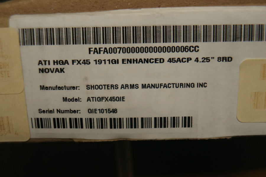 Ati Fx45 1911g1 Enhanced - Gfx45gie - Gie101548 .45 Acp For Sale at ...