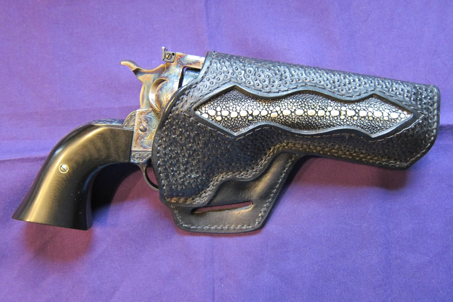 Bowen Classic Arms Engraved Ruger Rust-Blued Revolver For Sale at ...