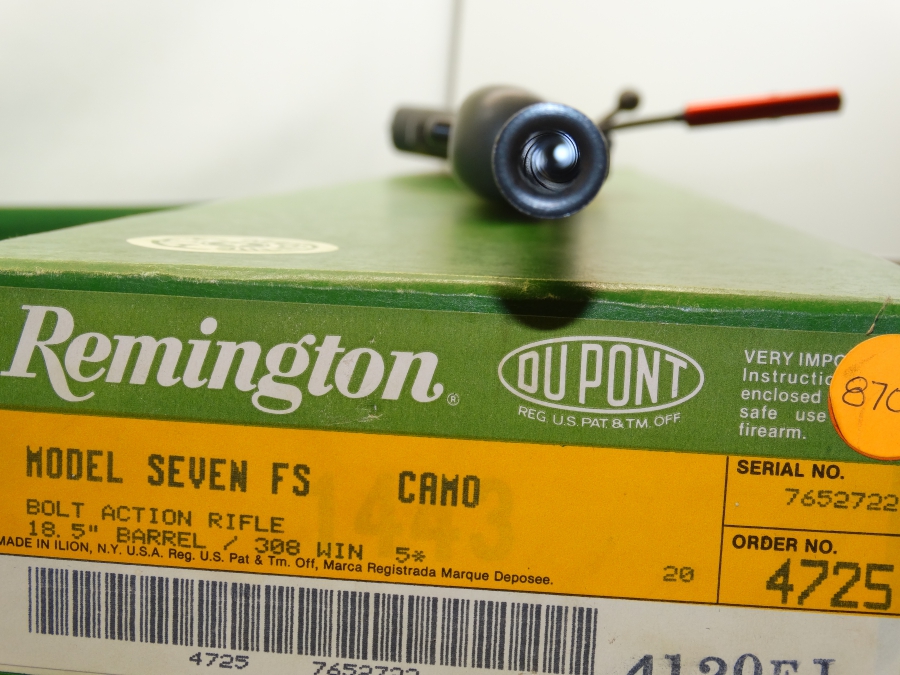 Remington Model 7 Fs Fiberglass Stock Camo, 18.5" Barrel For Sale at ...