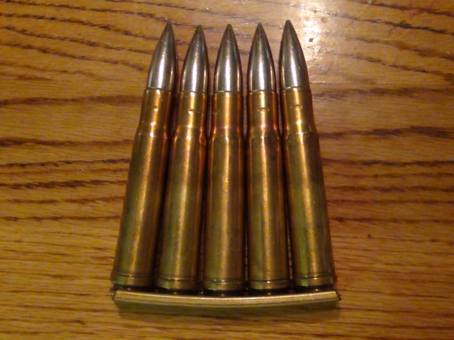 Boys .55 cal 10 rounds on 2 clips with Bandolier - Picture 2
