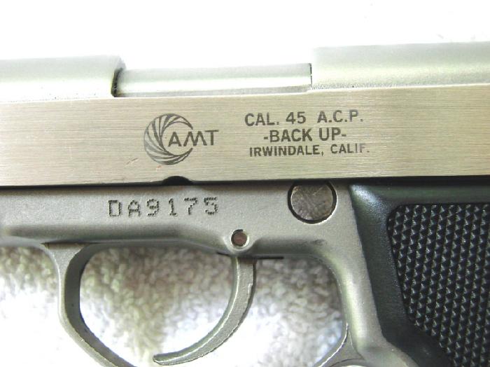 Amt .45 Acp Backup Dao - No Reserve For Sale at GunAuction.com - 8011392