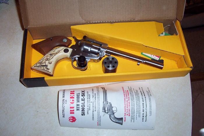 Ruger Ruger Stainless Single Six with Custom Grips