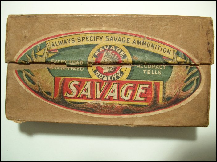 Early 2 Pc. Box Savage Mfg. 22 High Power For Sale at GunAuction.com ...