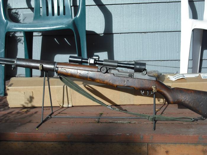 M1d Garand Sniper Rifle Special Forces Turn-In For Sale at GunAuction ...