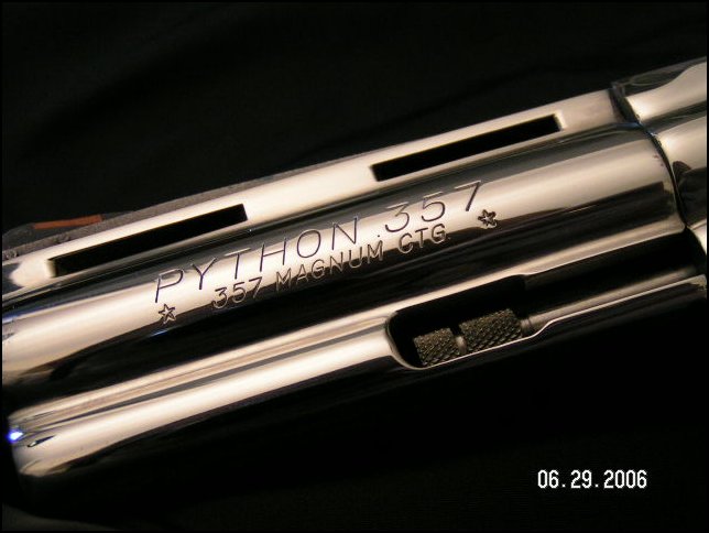 Colt Python 4 Inch Ultimate Bright Stainless Steel 357 For Sale at ...