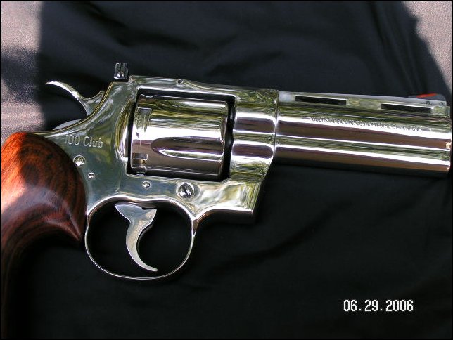 Colt Python 4 Inch Ultimate Bright Stainless Steel 357 For Sale at ...