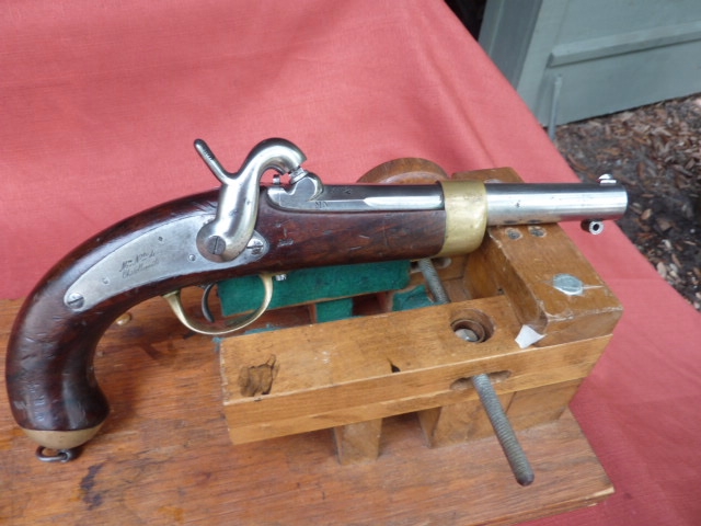 Chatellrault Armory Navy Sash Pistol, 58 Caliber, Percussion 1849 For ...