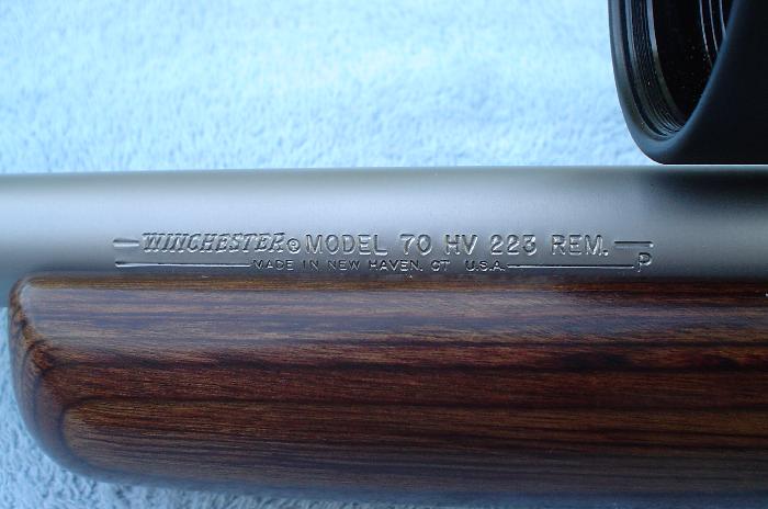 Winchester Repeating Arms Company Model 70 Coyote 223 Varmint Target ...
