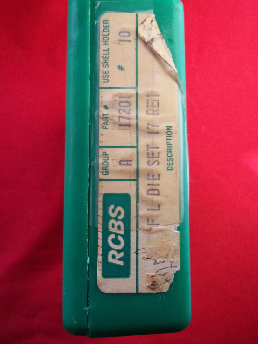 Rcbs 17 Remington Dies For Sale at GunAuction.com - 13140688