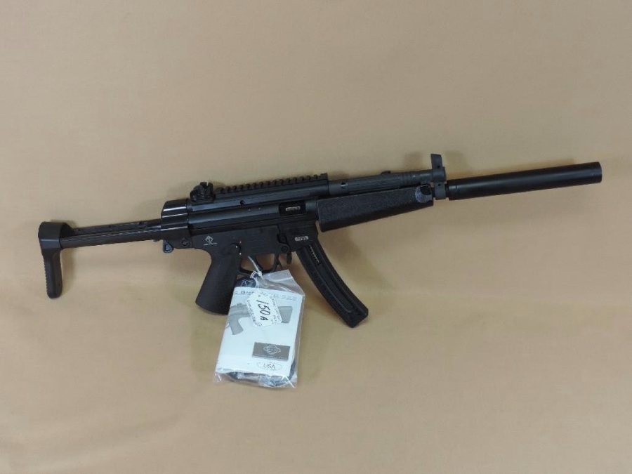 German Sport Guns/Ati Gsg 522 Sd Rs .22 Cal Semi Auto Hk Mp5 Style For ...