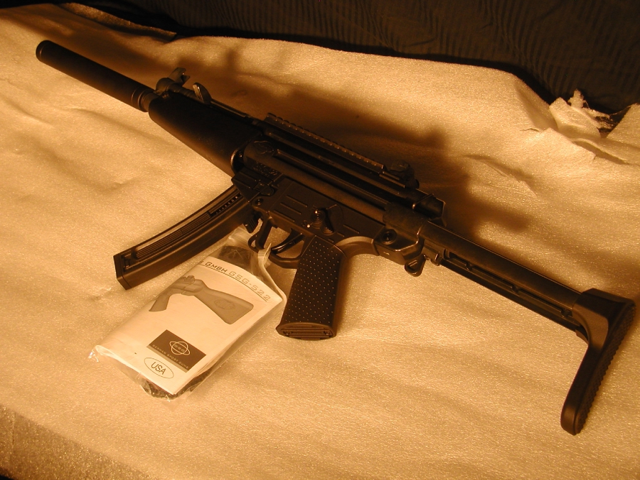 German Sport Guns/Ati Gsg 522 Sd Rs .22 Cal Semi Auto Hk Mp5 Style For ...