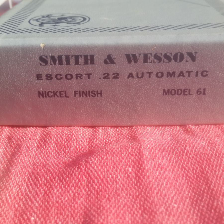 Smith & Wesson S&W Model 61 Nickel W/Box, Tools, Rug Smittys .22 Lr For ...