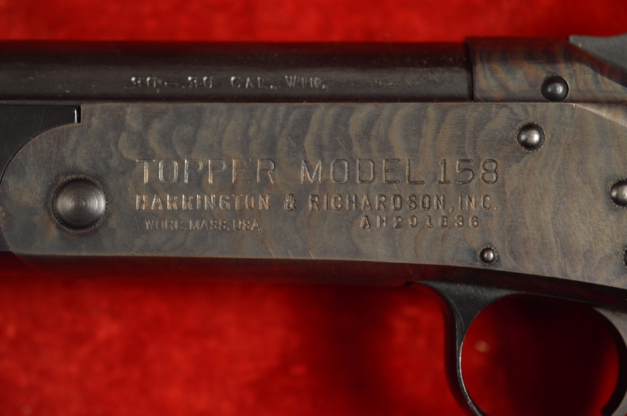 Harrington & Richardson Topper Model 158 - .30-30 Win - Sn Ah291836 For ...