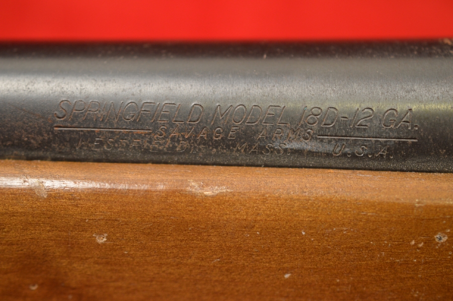 Savage Springfield Model 18d - 12 Ga - Sn B211776 For Sale at ...