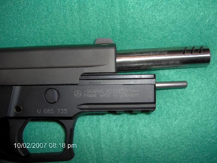 Sig Sauer P226 Stainless 9mm Ported Compensated Barrel For Sale at ...
