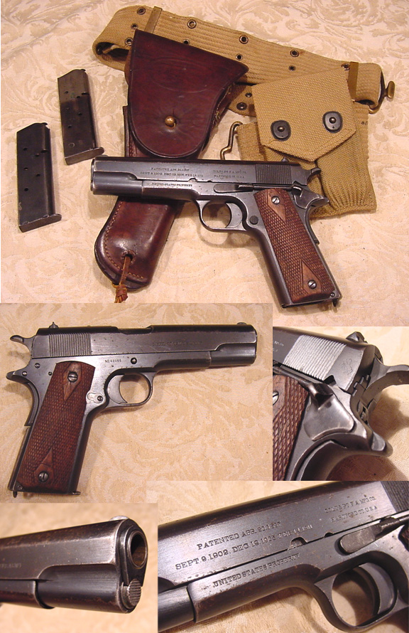Colt 1911 / Us Army / Complete Ww1 Rig For Sale at GunAuction.com - 3271327