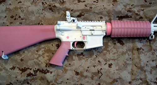 Dpms Panther Arms New Ar-15 A3 Pink And White Custom Dpms Lite 16 For ...