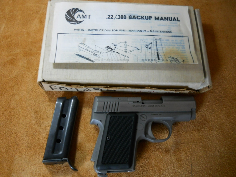 AMT - AMT Backup 22LR/HV Stainless Semi-auto. - Picture 2