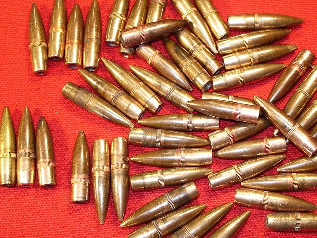 Japanese Military 7.7 Pulled Bullets