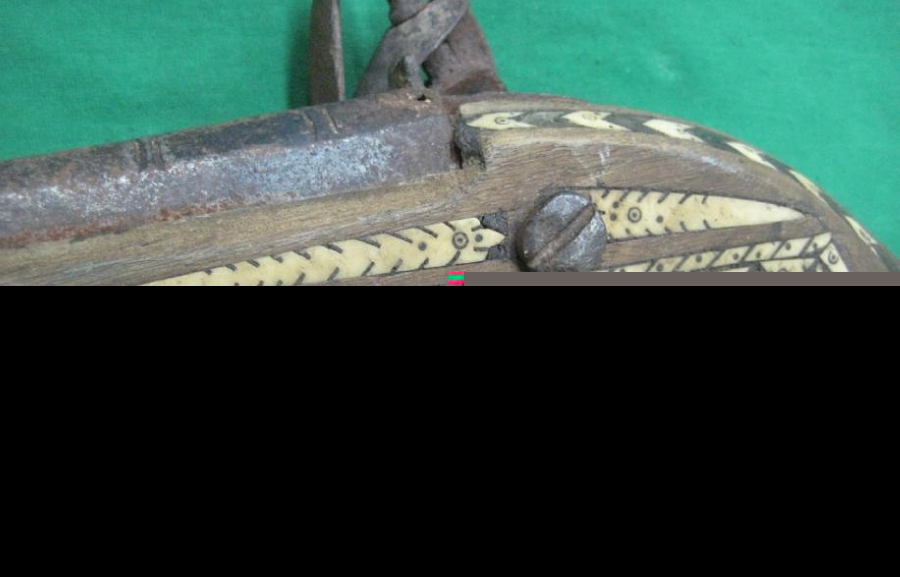Pritchett Flintlock Arabian Musket 1806 Camel Gun Bone Shell Inlay ...