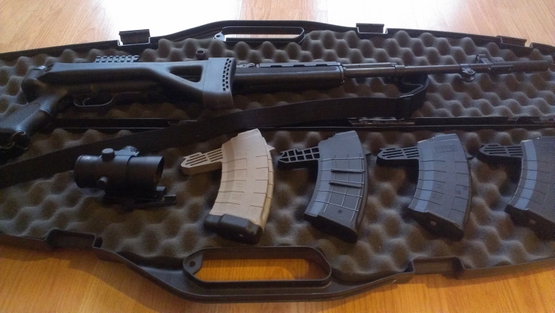 Norinco Sks 7.62x39mm Folding Stock, Optics, More For Sale at ...